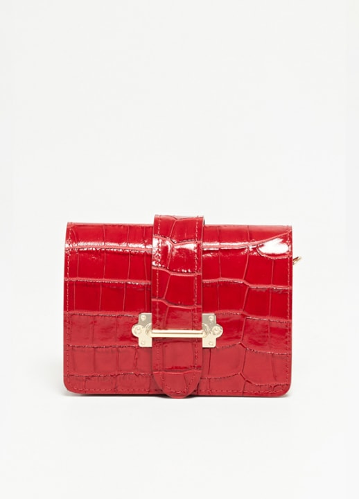 Sac à bandoulière "Tory croco" - Rouge – Les Bienfaiteurs