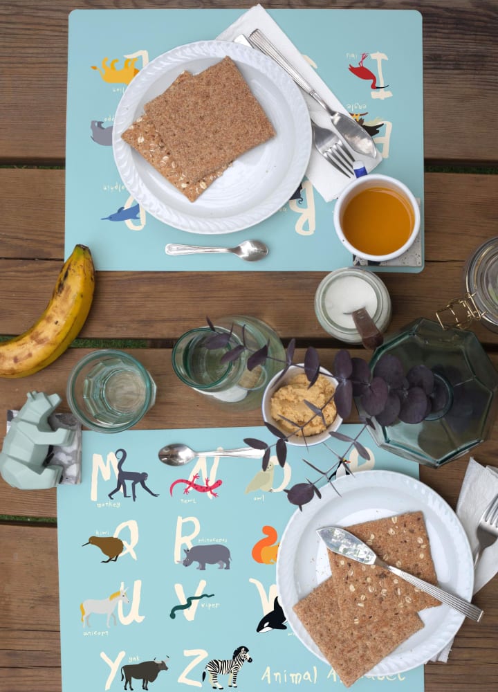 Lot De 2 Sets De Table - Alphabet – Les Bienfaiteurs